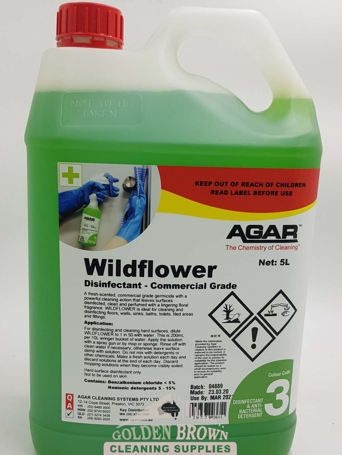 Wild Flower Disinfectant 5 Lit AGAR | WIL5