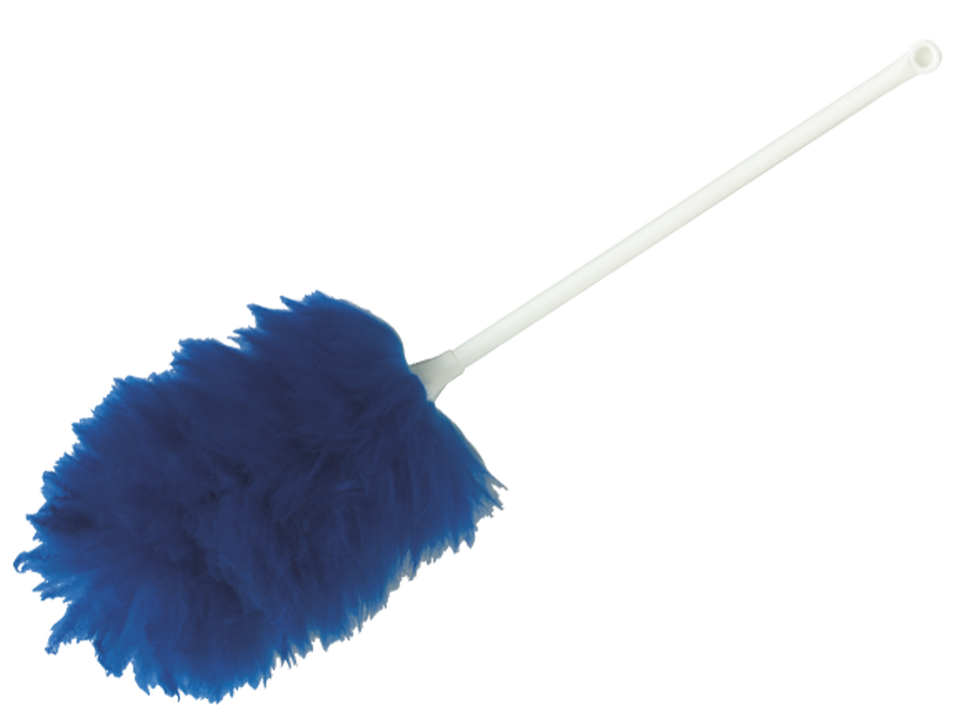 Wool Duster Oates with 50 cm Plastic Handle | WD-001