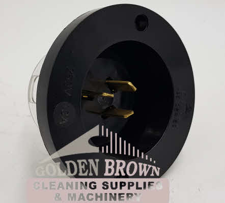 S32 EP2 Flush Inlet Socket Cove Black Clipsal | 435A