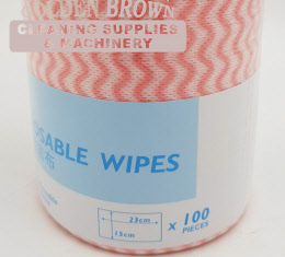 Chux Wipe Roll Red Spunlace Tear, Non-Woven Cloth | NW0451523RW