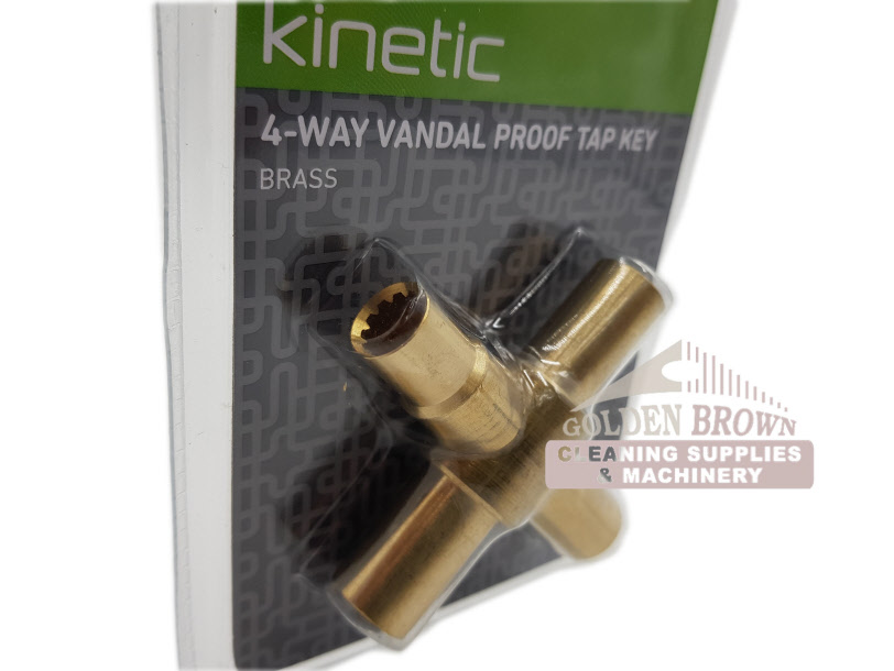Tap Handle Key Kinetic Brass 4-Way Anti Vandal Proof Security suit ...