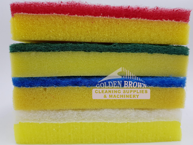 Sponge Scourer Red Glomesh 150X100mm Commercial | SS640RED