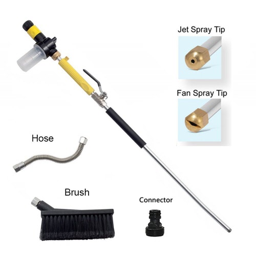 Windaze Garden Hose Nozzles, High Pressure Power Washer Spray Nozzle ...