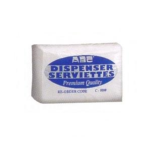 P2 SF1 Serviettes Compact ABC White Tissue 500Pcs Pk | C-5000 Pk