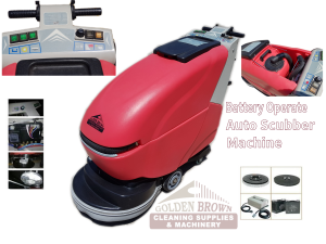Battery Operate Auto Scrubber Machine Single Pad