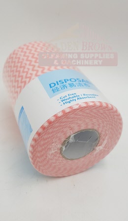 Chux Wipe Roll Red Spunlace Tear, Non-Woven Cloth | NW0451523RW