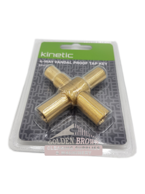 Tap Handle Key Kinetic Brass 4-Way Anti Vandal Proof Security suit ...