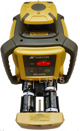 S6 ET Topcon Model RL-H4C DB (Alkaline) Rotating Laser Level + LS-80L ...